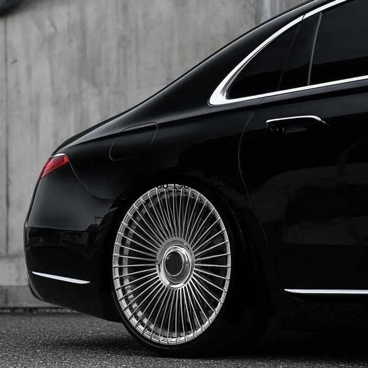 Custom Polished Multi-Spoke Forged Wheels for Maybach S-Class: The ...