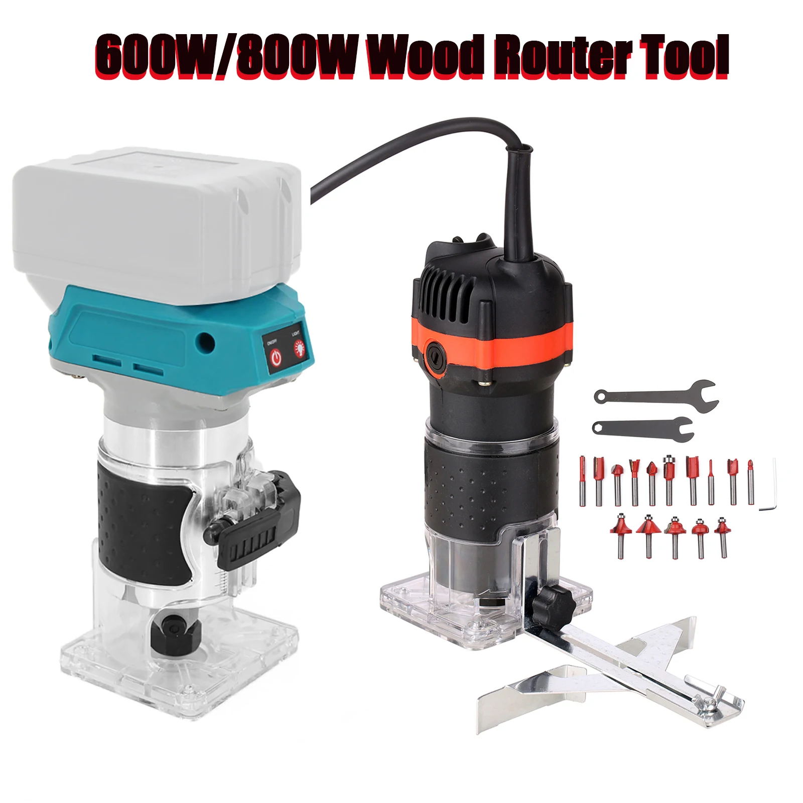 Woodworking Trimmer Electric Trimming Machine Brushless Wood Router ...