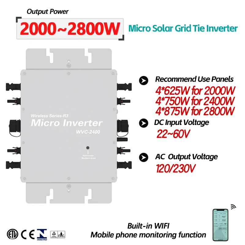 2000W-2400W-2800W-Micro-Solar-Panel-Smart-Inverter-Pure-Sine-Wave-36V ...