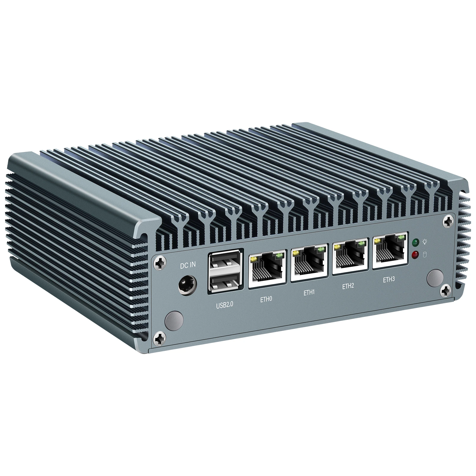 Fanless Mini PC Router 4xintel i225 2,5G Ethernet Pfsense Firewall ...