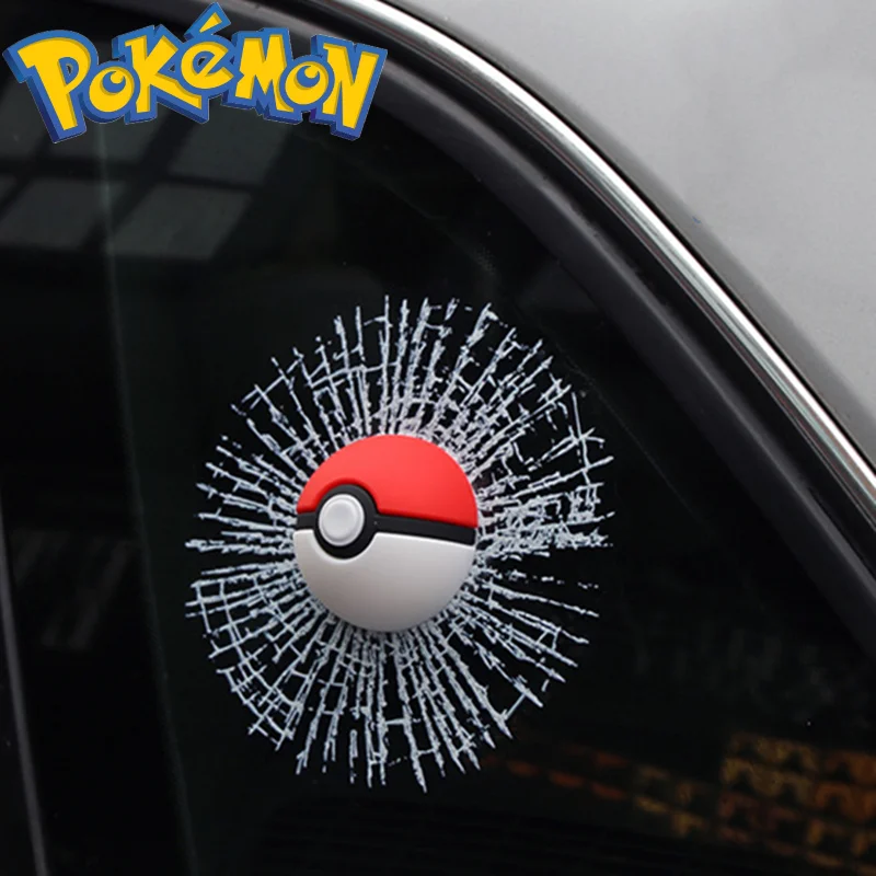 Pokemon-Pikachu-3D-Poke-Ball-Sticker-Car-Decoration-Spoof-Three ...