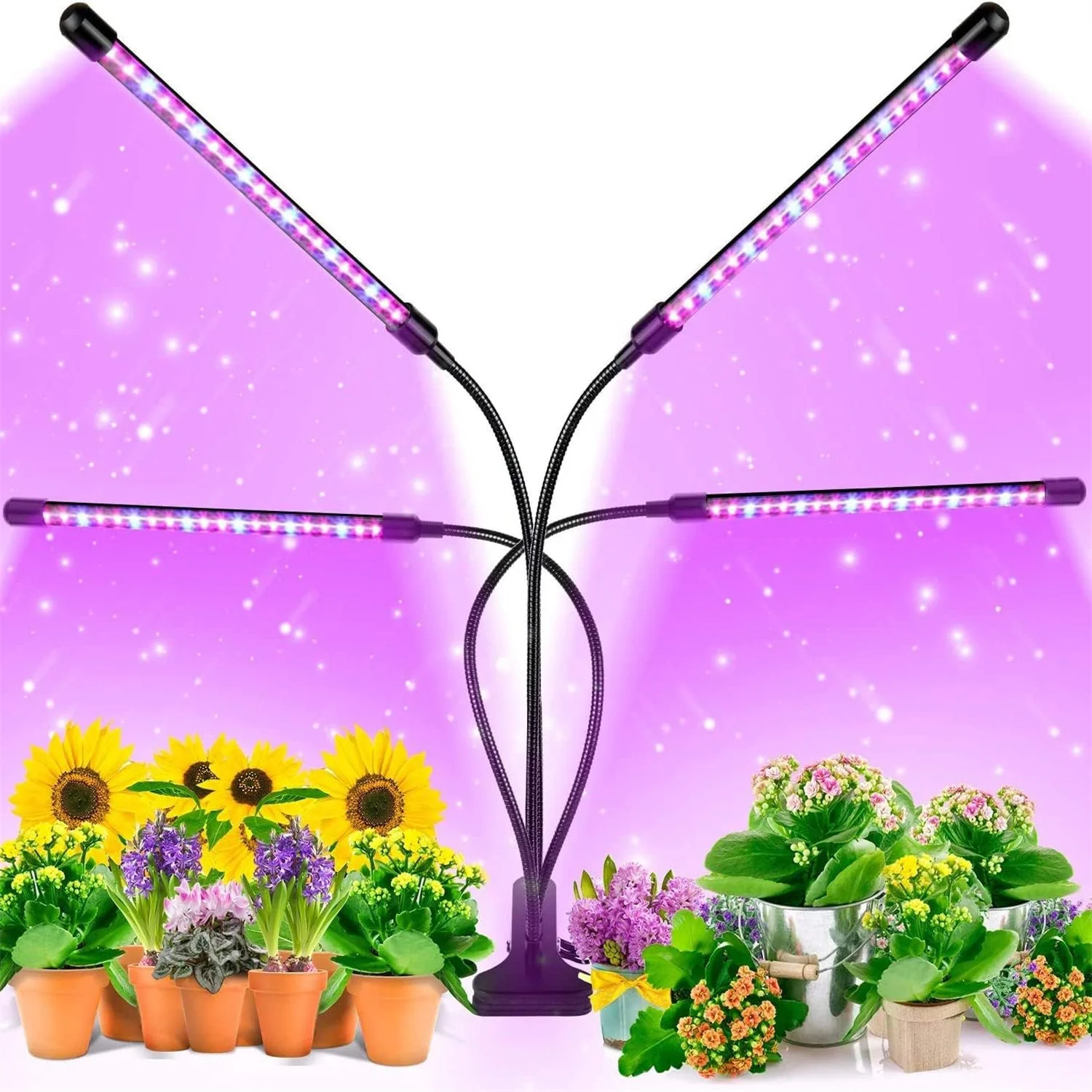 LED USB Grow Light Plants 5V Full Spectrum Light Home Flower Seedling ...