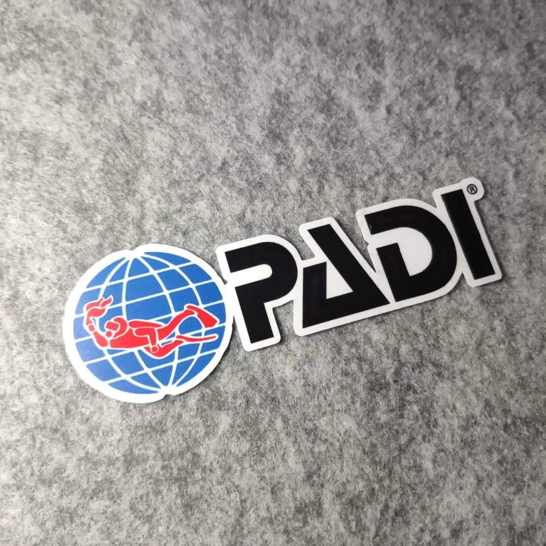 Scuba Dive PADI Sticker Truck Auto Body Graphics Motorbike Guitar Car ...