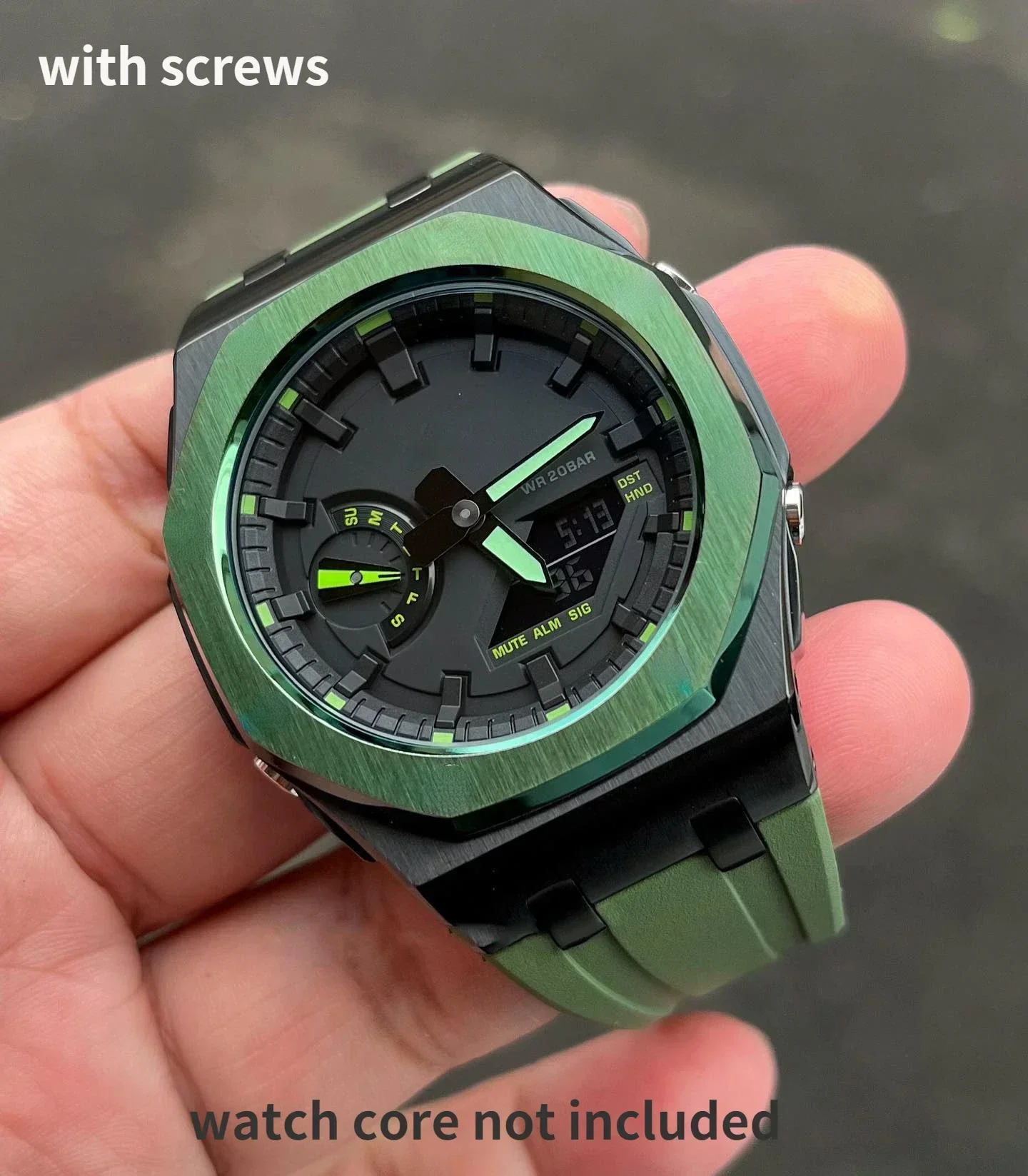 Gen4-GA2100-GAB2100-Casioak-Mod-kit-Modification-Frame-Metal-Case-Bezel ...