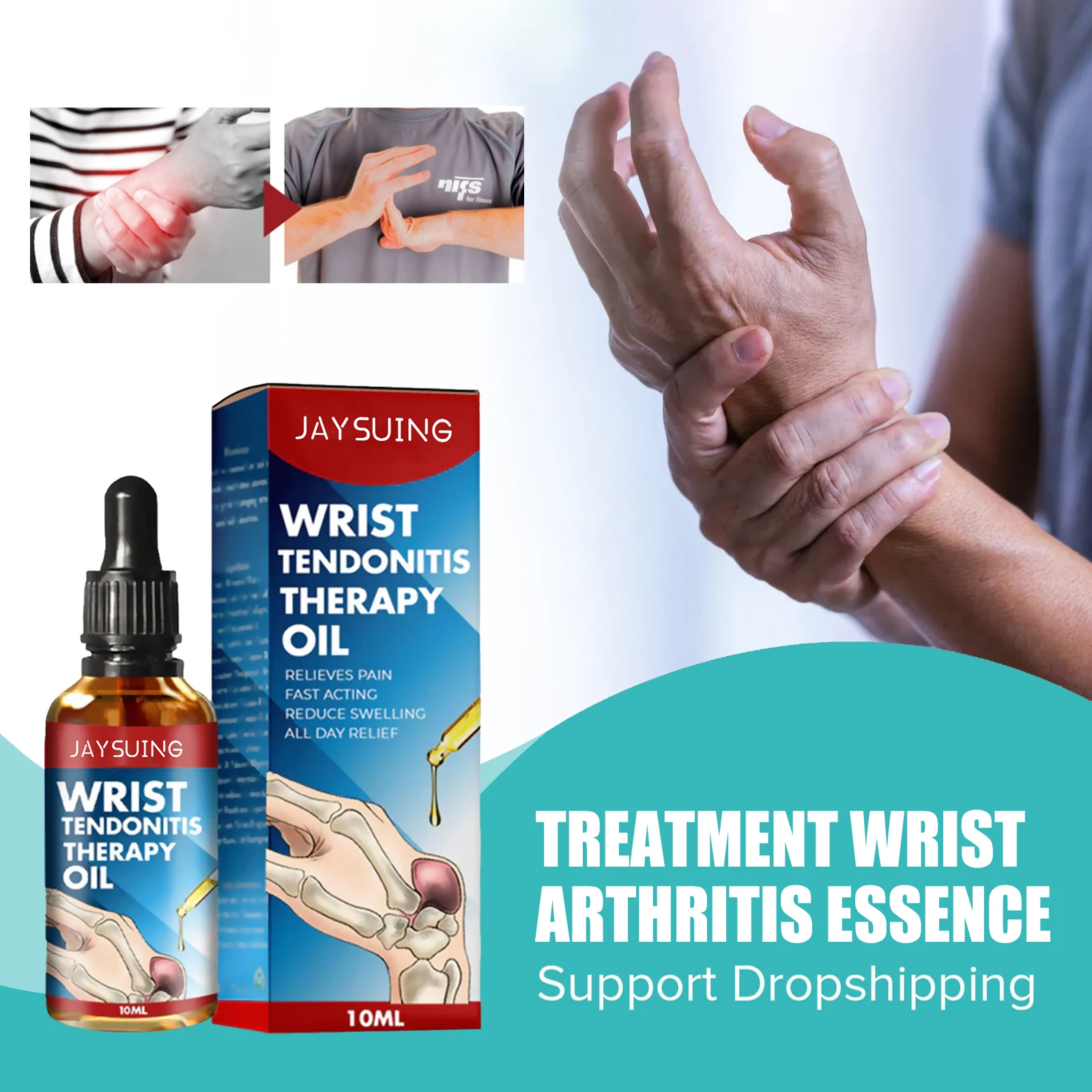 Arthritis Treatment Pain Relief Essence Cure Rheumatism Anti Swelling ...