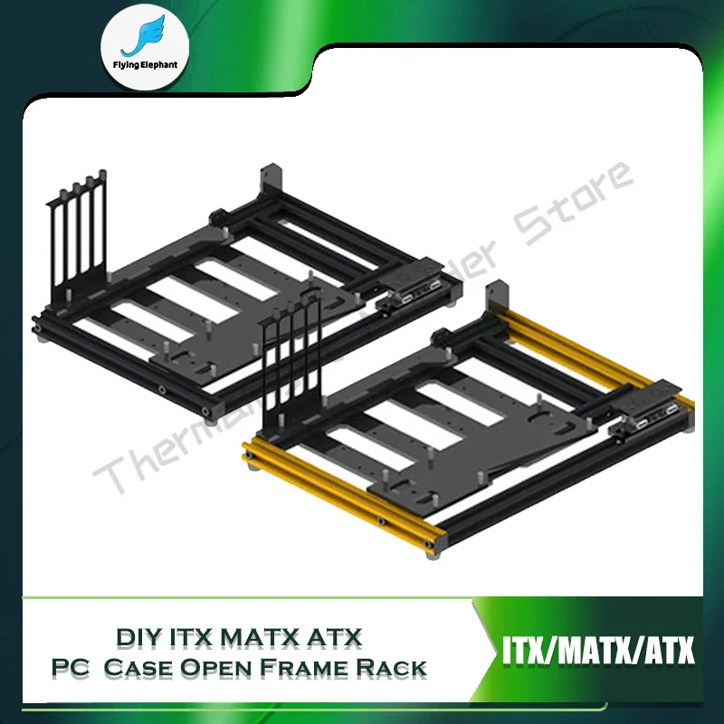 ITX MATX ATX Gamer Cabinet,MOD Desktop PC Case Open Frame Rack,Water ...