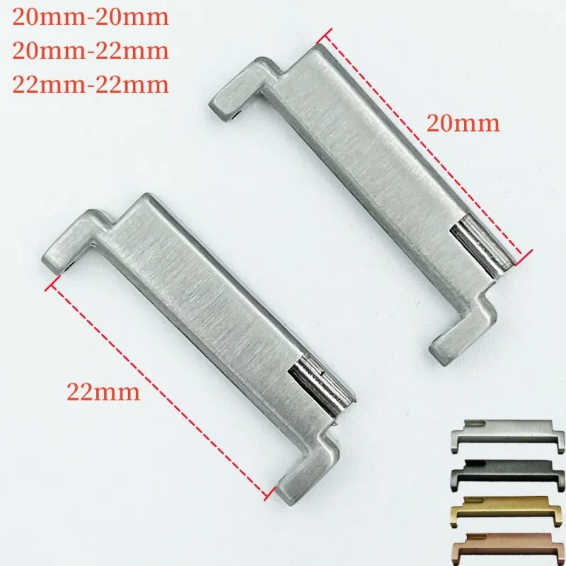 20-22mm-Metal-Connector-for-Samsung-Galaxy-Watch-3-Strap-41mm-45mm ...