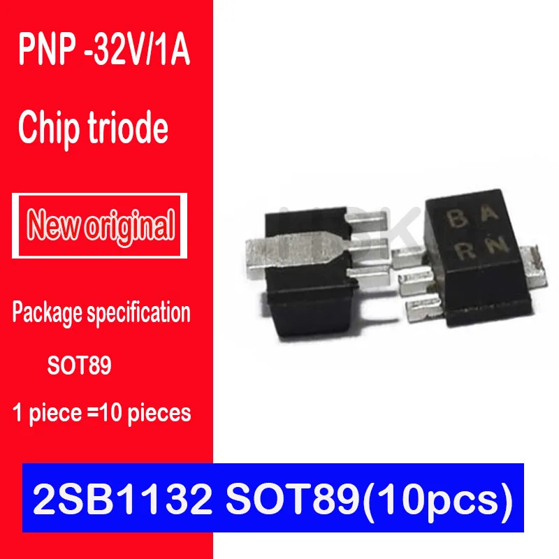 10pcs-New-original-spot-2SB1132-PNP-32V-1A-SMD-triode-screen-printing ...