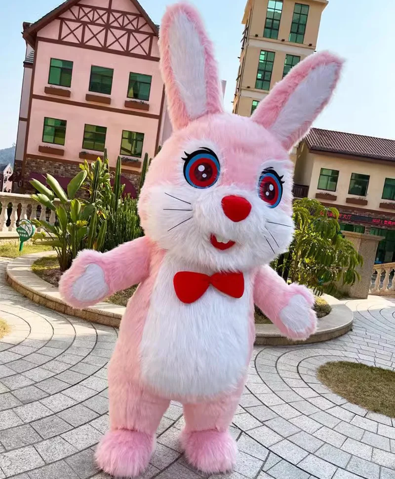 Disfraz de mascota conejo inflable para adulto, kit de cosplay de ...