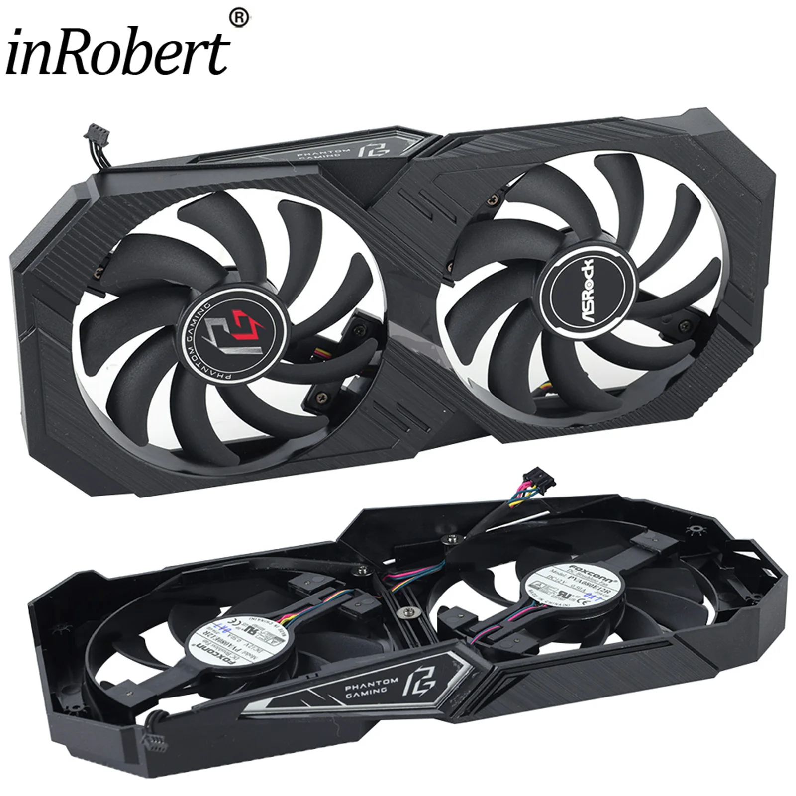 8 8MM PVA080E12R Video Card Fan For Asrock RX 570 590 5500XT 5600XT ...