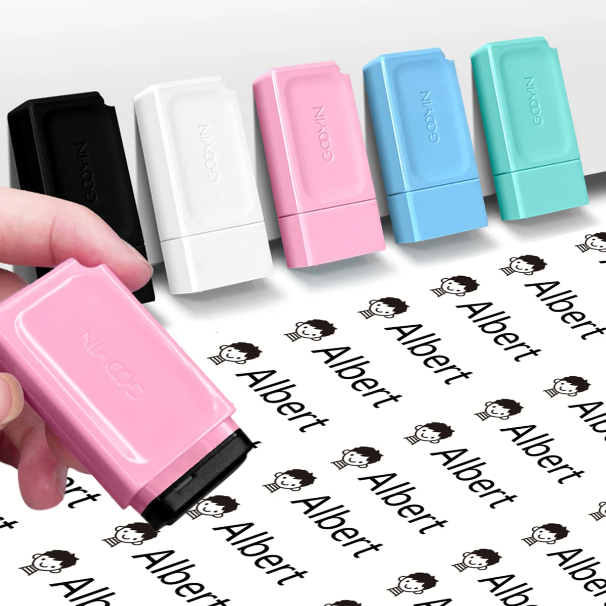 Customized-children-s-name-stamp-personalized-signature-ink-pad-seal ...