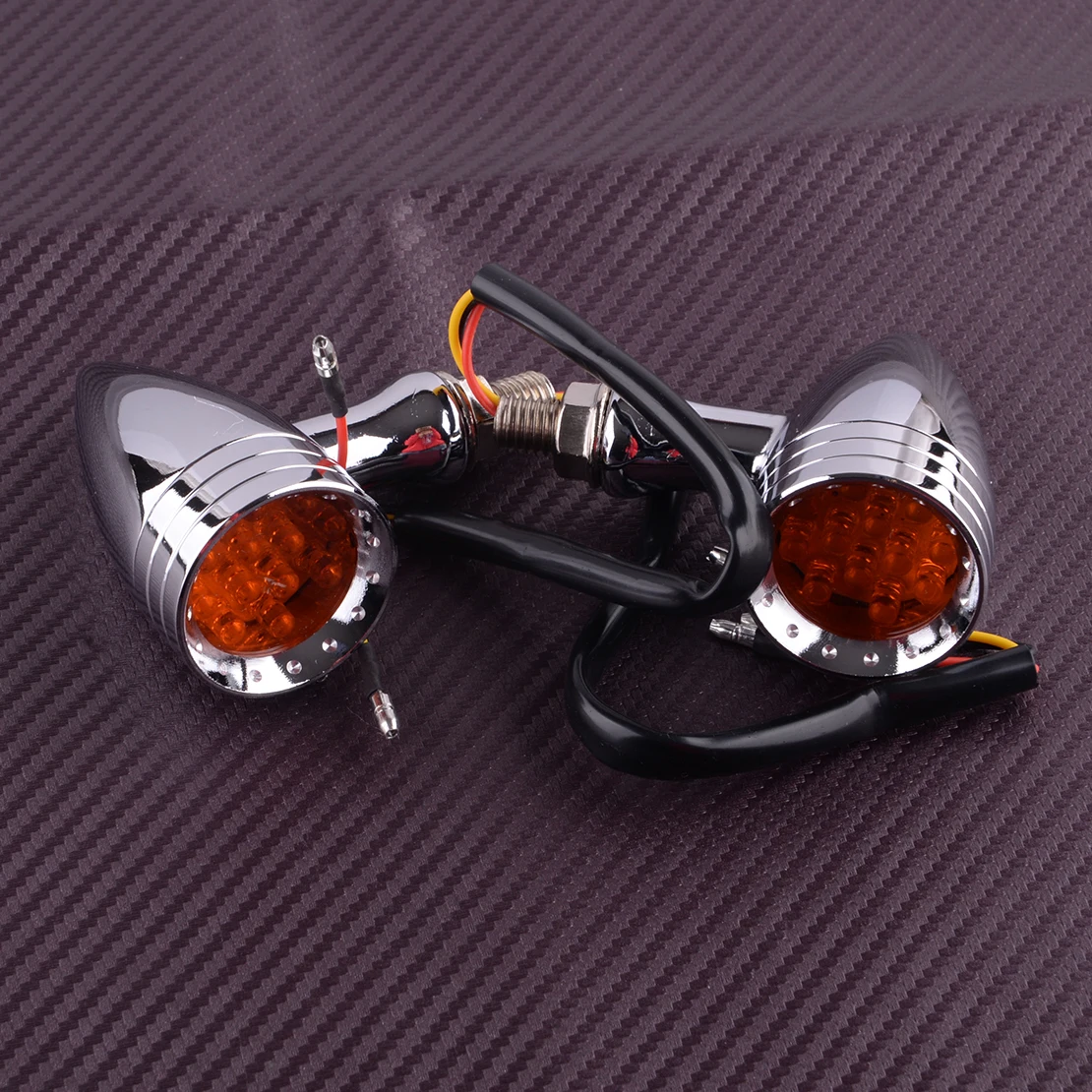2Pcs-12V-Amber-LED-Motorcycle-Bullet-Turn-Signal-Light-Tail-Indicator ...