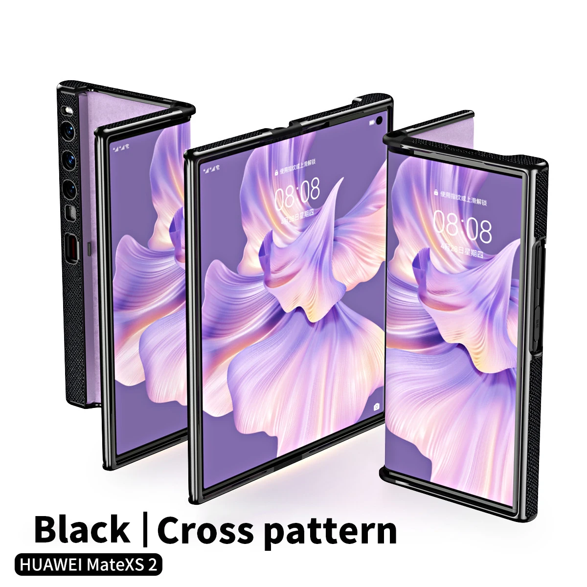 Huawei Mate Xs Folding Leather Case | Leather Window Protector Cover - Huawei Mate Xs - Aliexpress