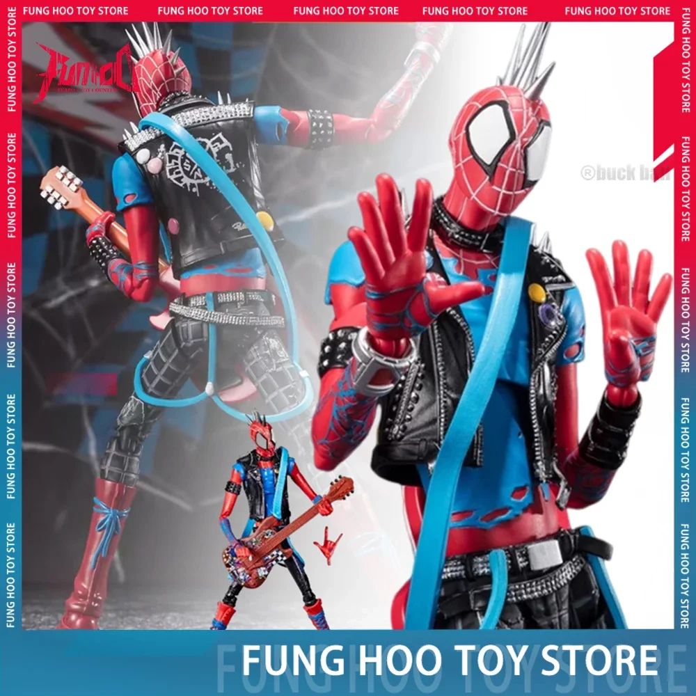 Peter-Parker-Punk-Figura-do-Homem-Aranha-Estatueta-Punk-Cole-o-de-Est ...