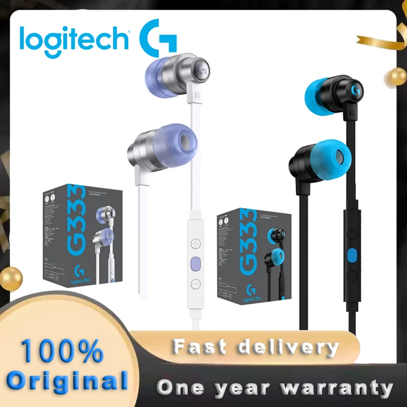 Logitech G333 Headset Gaming Berkabel In-Ear G333 dengan Mikrofon Tipe ...