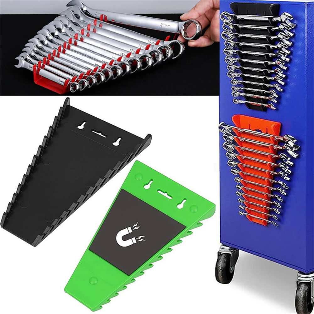 2Pcs-Wrench-Organizer-Magnetic-Wrench-Storage-Rack-Plastic-Spanner-Tools-Holders-Standard ...