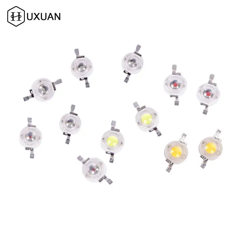 10pcs 1W High Power LED Light Emitting Diode LEDs Chip SMD Warm White ...