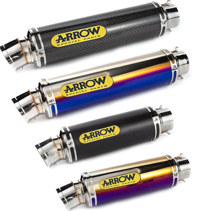 60mm-Motorcycle-Exhaust-ARROW-Escape-Systems-Modify-Carbon-Fiber ...