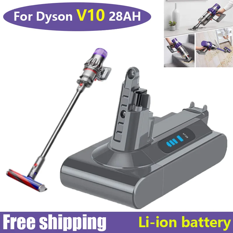 2023-NEW-V10-SV12-Rechargeable-battery-25-2V-28000mAh-for-Dyson-V10 ...