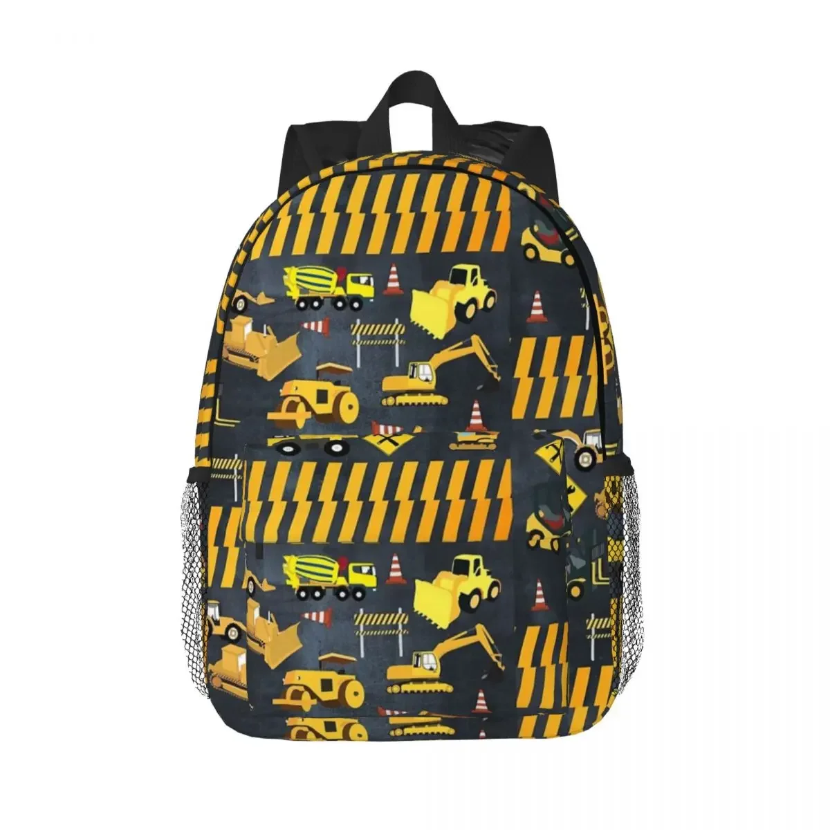 Construction-Trucks-Heavy-Machinery-Kids-Boy-Backpacks-Boys-Girls ...