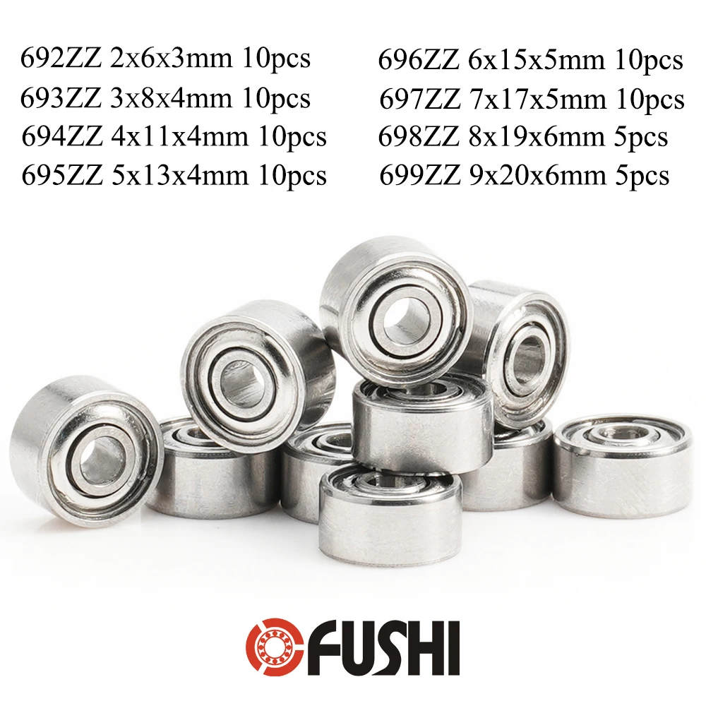 5-10pcs-692ZZ-693ZZ-694ZZ-695ZZ-696ZZ-697ZZ-698ZZ-699ZZ-Mini-Metal ...