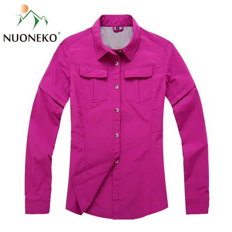 Removable-Quick-Dry-Hiking-Shirts-Women-Summer-Outdoor-Waterproof ...