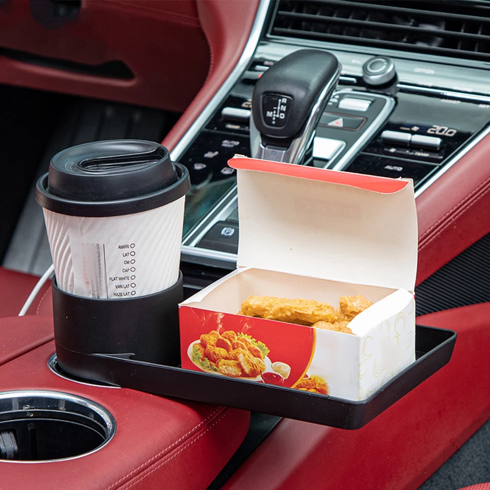 Car-Drinks-Cup-Holder-Tray-Shelves-Stowing-Tidying-Universal-Car-Food ...
