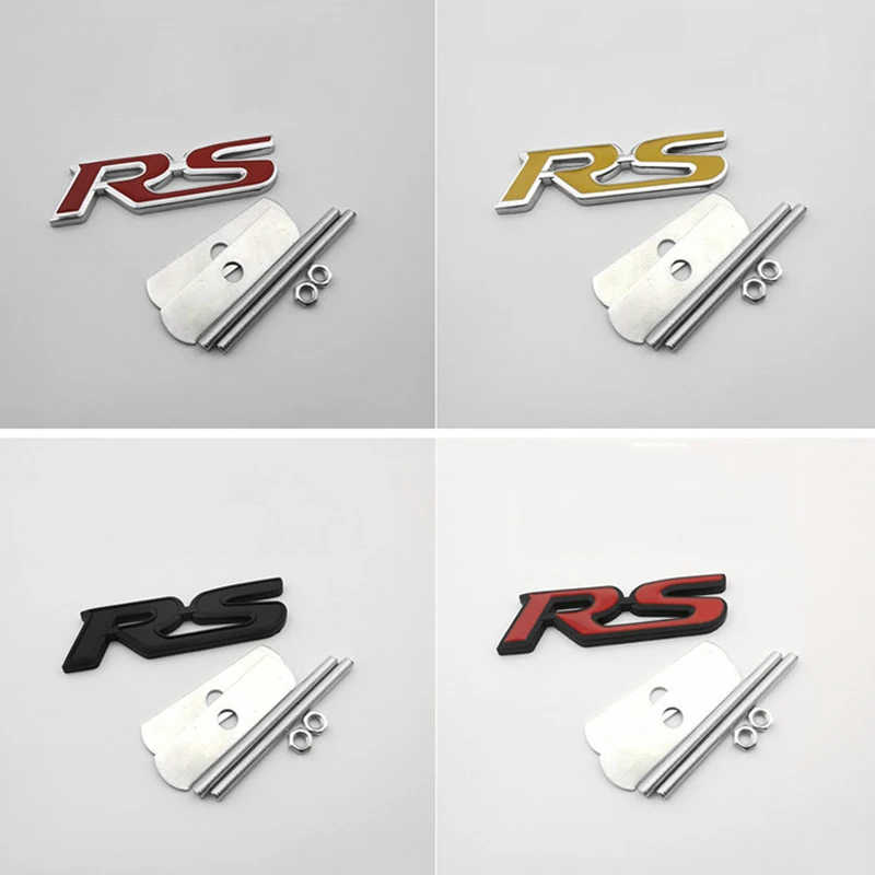 Generic 3D Metal Car Letters For Honda RS Emblem FIT Jazz Civic HRV ...