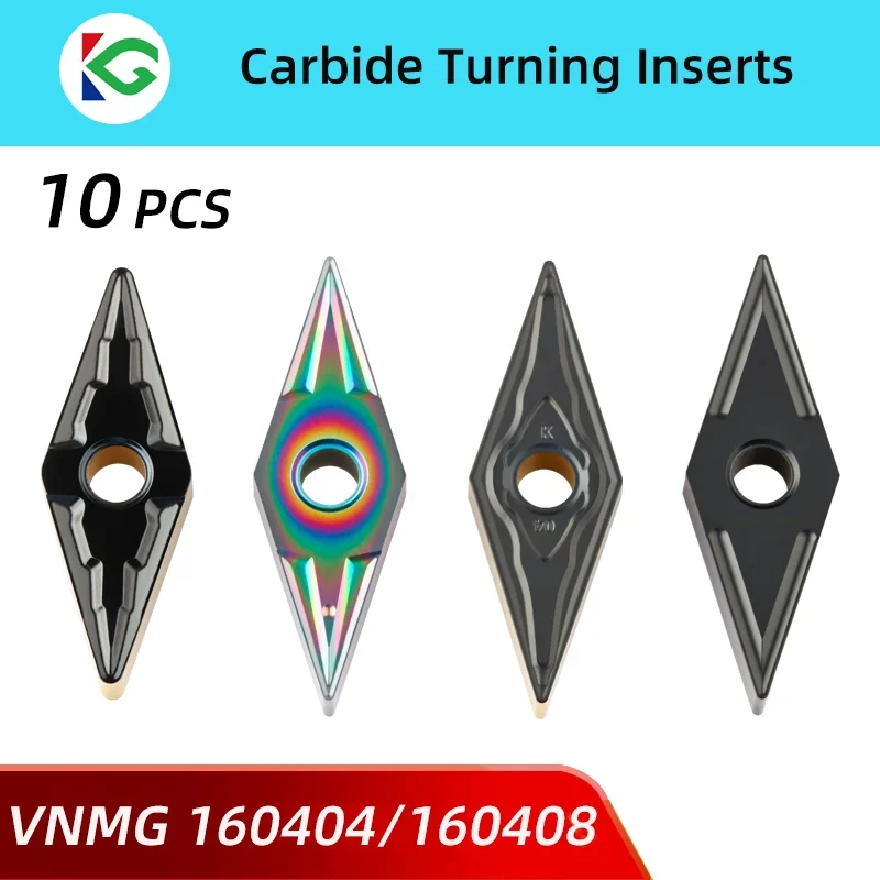 10Pcs Vnmg 160404 Carbide Inserts for MVJNR MVVNN AVJNR AVVNN Carbide ...