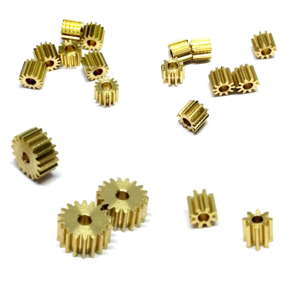 0.4M Copper Gear 6/7/8/9/10/11/12/13/14/15/16/17/18 Teeth Precision ...