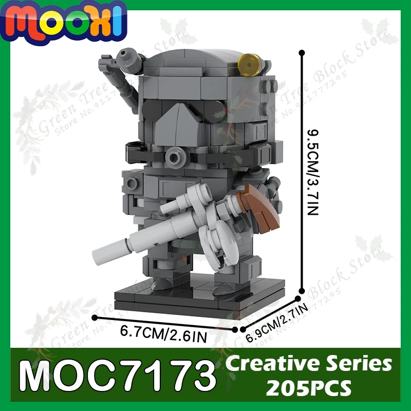 MOC7173-205PCS-Game-Fallouted-Shelter-Character-Building-Blocks-DIY ...