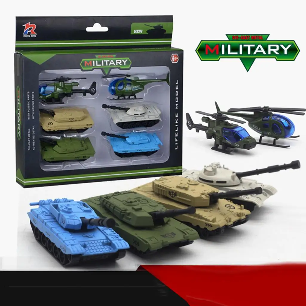 Cast Metal Army Tanks