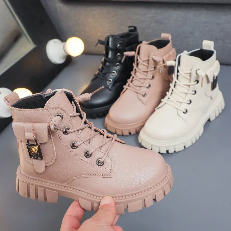 BotaGirl-Shoe-Autumn-Winter-Girl-Ankle-Boot-Fashion-Non-slip-Boy ...