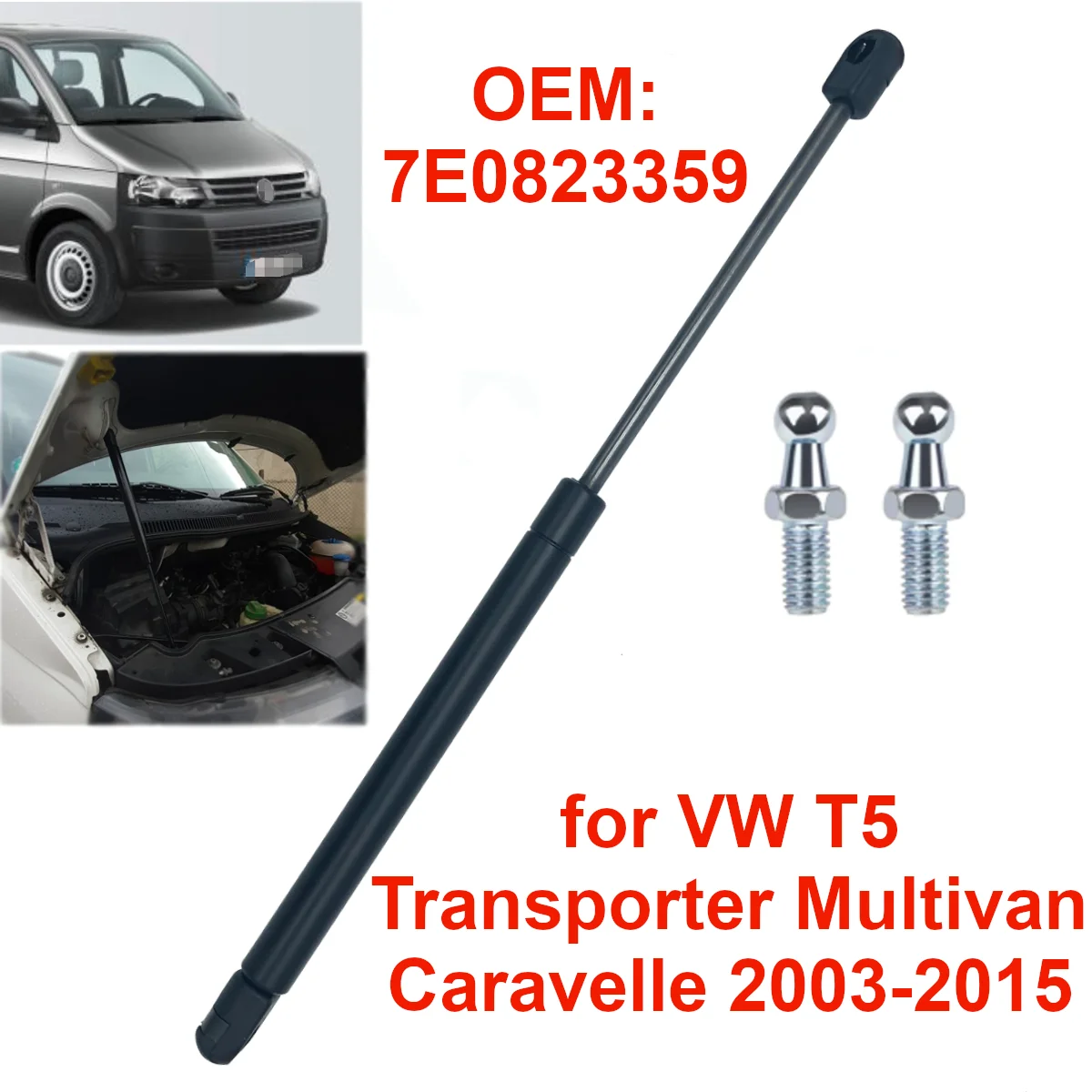 Car-Front-Bonnet-Hood-Gas-Strut-Support-Bar-7E0823359-for-Volkswagen-VW ...