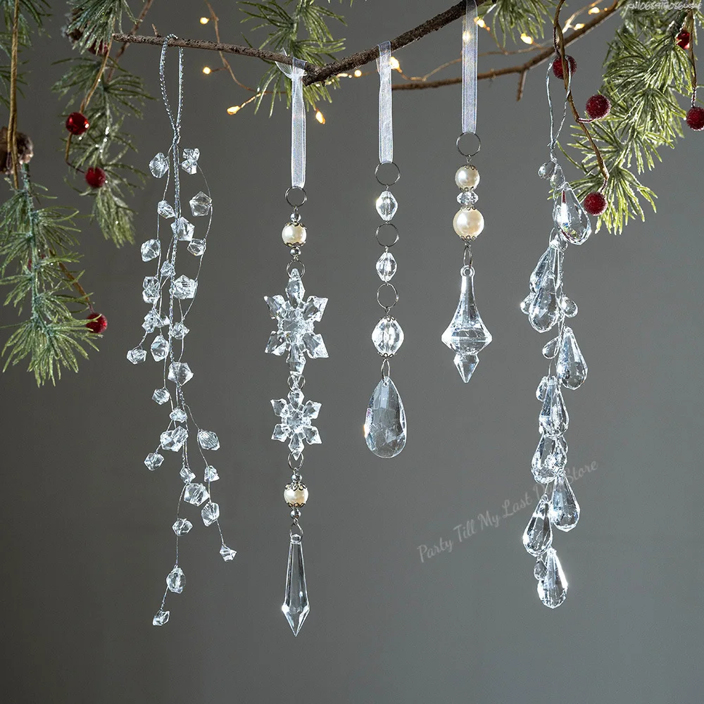 Christmas-Tree-Decorations-Christmas-Snowflake-Pendant-Acrylic ...