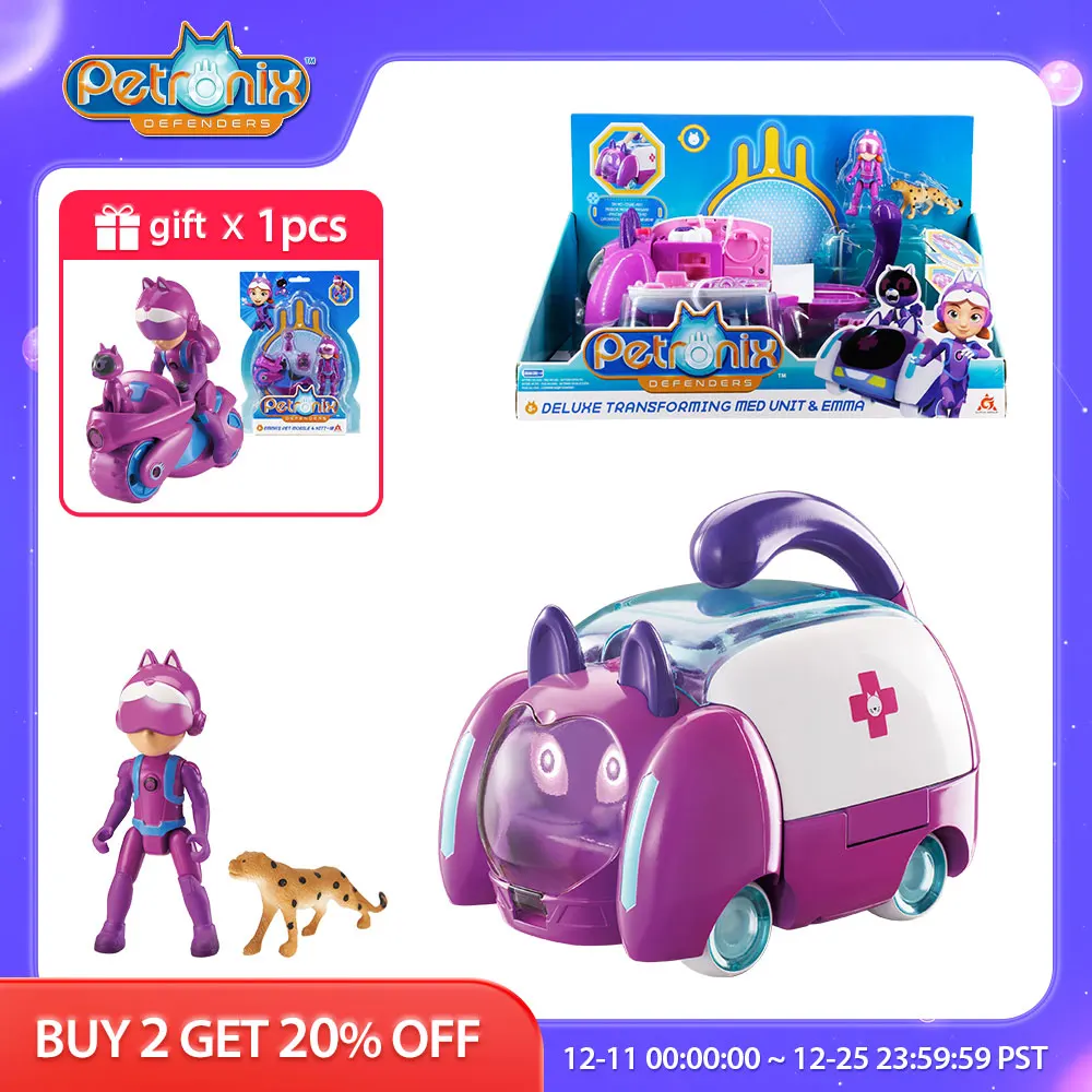 PETRONIX-DEFENDERS-Deluxe-Transforming-Med-Unit-Emma-2-IN-1-Modes-with ...