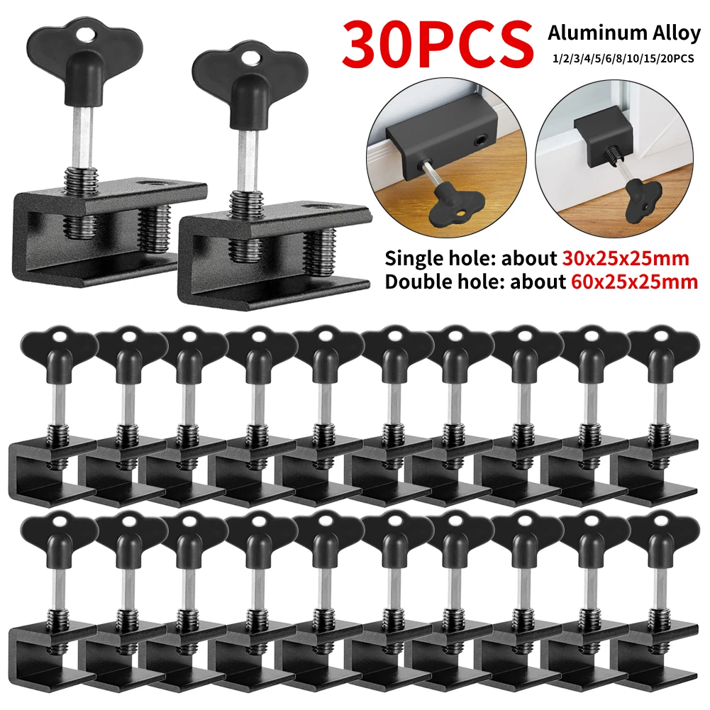 1-30pcs-Door-Locks-Sliding-Door-Lock-Aluminum-Alloy-Window-Safety-Lock-Windows-Restrictor ...