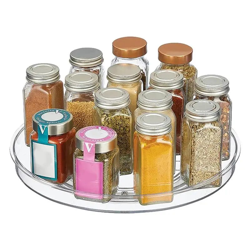 Turntable-Cabinet-Organizer-Acrylic-Holder-Spice-Organizer-Rack-For ...