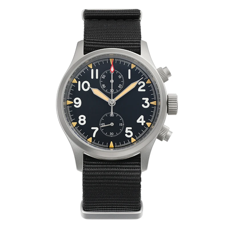 Retro-Chronograph-Watch-39mm-VK61-Quartz-BGW9-Luminous-Stainless-100M ...