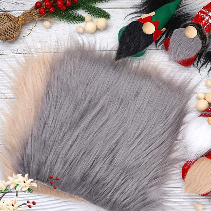 Artificial Fur Patch Soft Plush Faux Fur Square Fabric Handmade Fur ...
