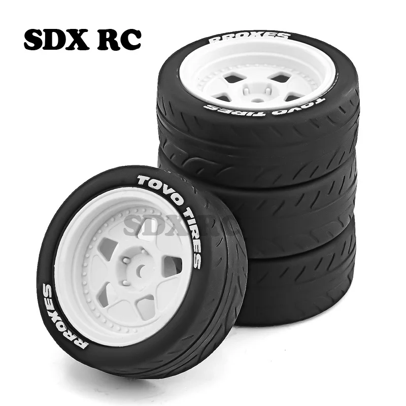 4pcs-68mm-Rubber-Tire-Wheel-Tyre-12mm-Hex-for-Tamiya-TT01-TT01E-TT02 ...