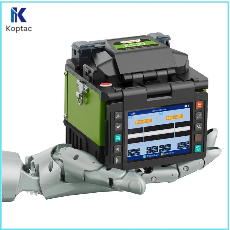 4-Motors-Fiber-Fusion-Splicer-Komshine-EX39-Fast-Splice-Multi-Languages ...