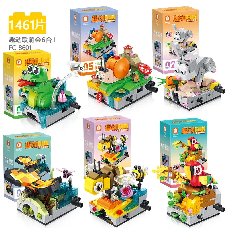 Creative-Forest-Animal-Assembly-Model-Building-Blocks-MOC-Technology ...