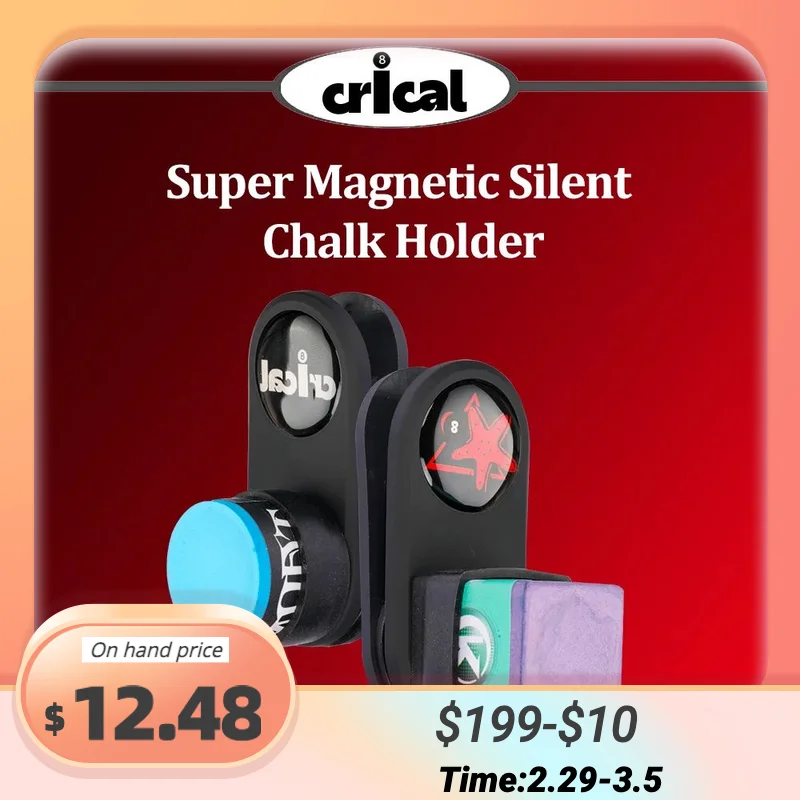 CRICALBilliard-Chalk-Holder-Magnetic-Silent-Chalk-Case-Stronger-Force ...