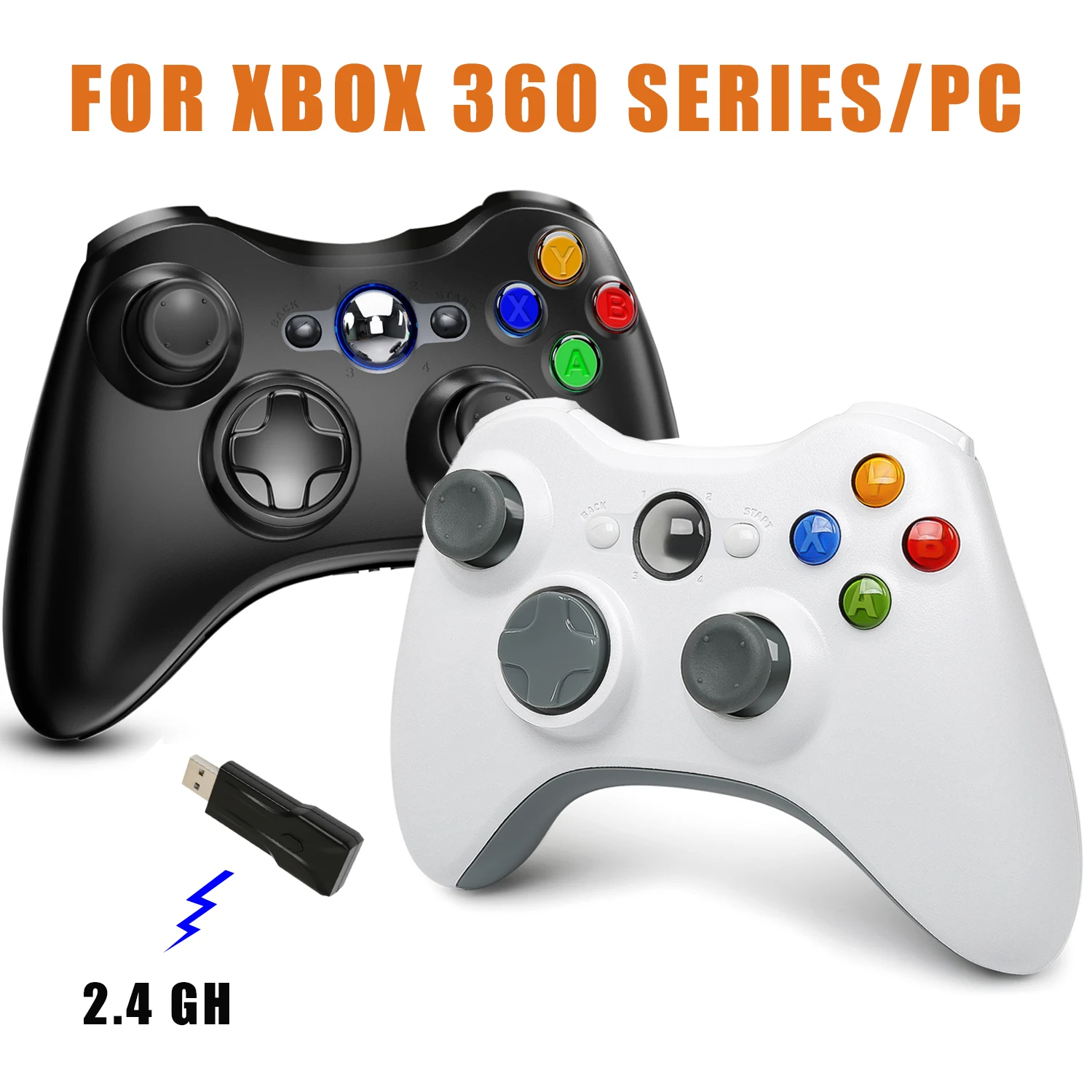 Manette-de-jeu-sans-fil-pour-Xbox-360-manette-de-vibration-pour-console ...