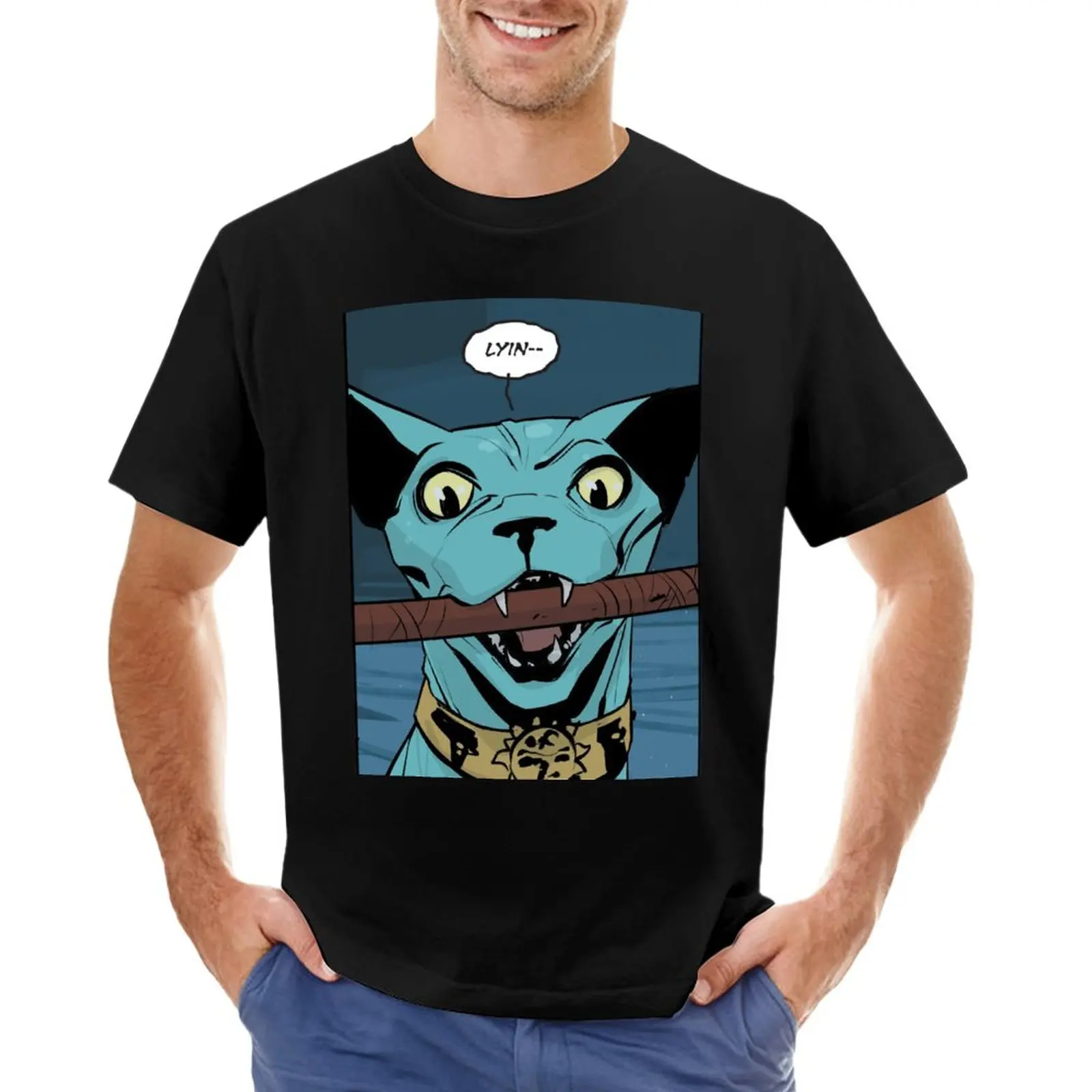 Saga Lying Cat Shirt