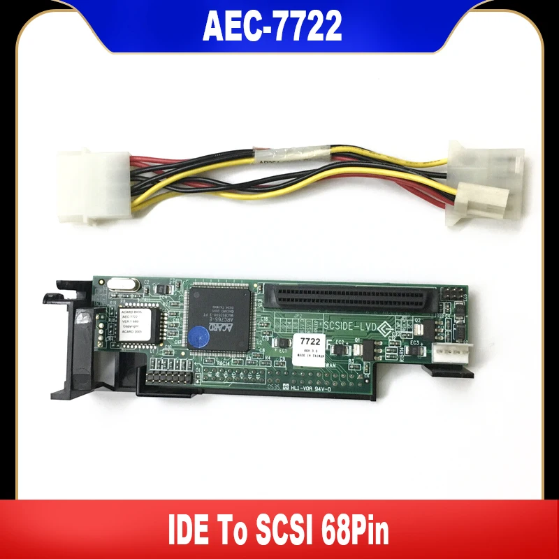 AEC-7722 Original IDE to SCSI 68Pin IDE to LVD SCSI Bridge Adapter Card ...