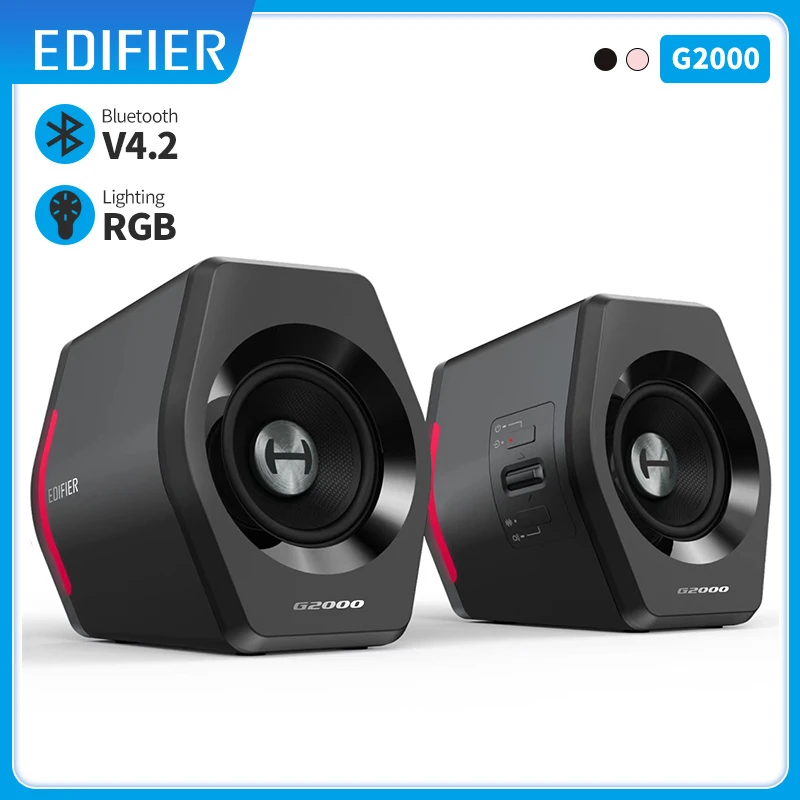 Edifier G2000 Sem Fio Bluetooth Alto-falante Aux 3.5mm Para Jogos 2.75 Polegadas Unidade De Gama ...