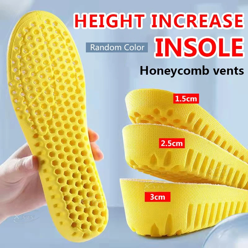 【Xxin】1.5cm / 2.5cm / 3cm Height Increase Insoles Full Insoles Shoe ...