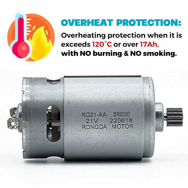 Rs550 21V 28000Rpm Dc Motor 14 Fogak 8,2 Méteres Sebességváltó Mini ...